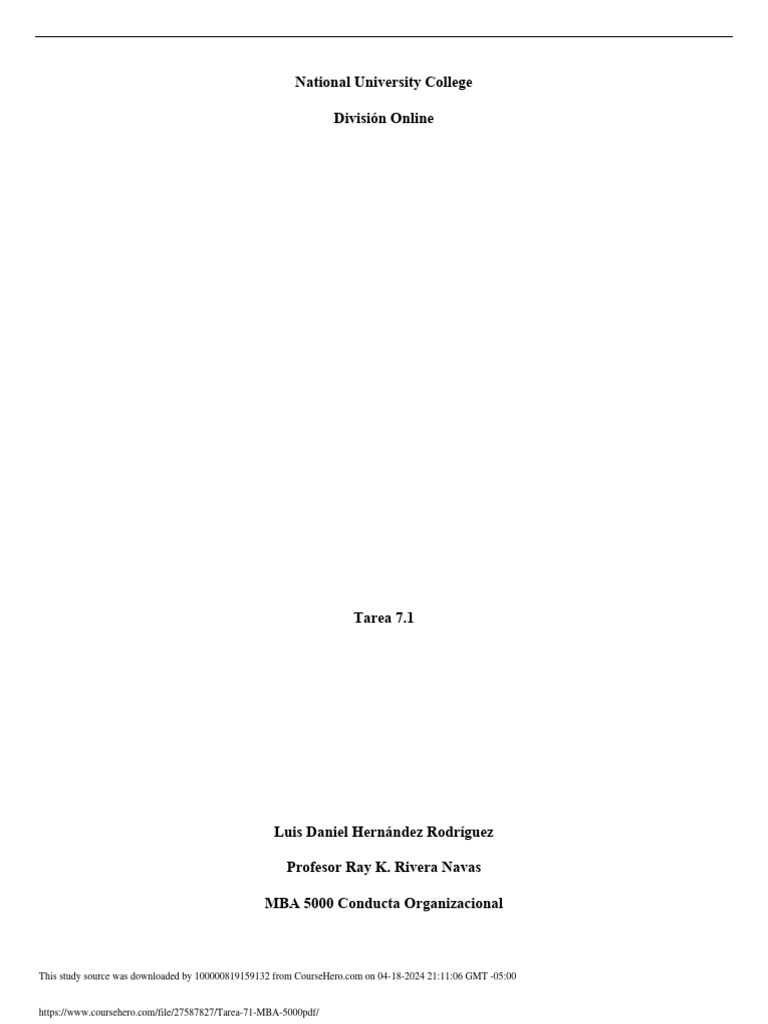 Tarea_7.1_MBA_5000.pdf | PDF | Business
