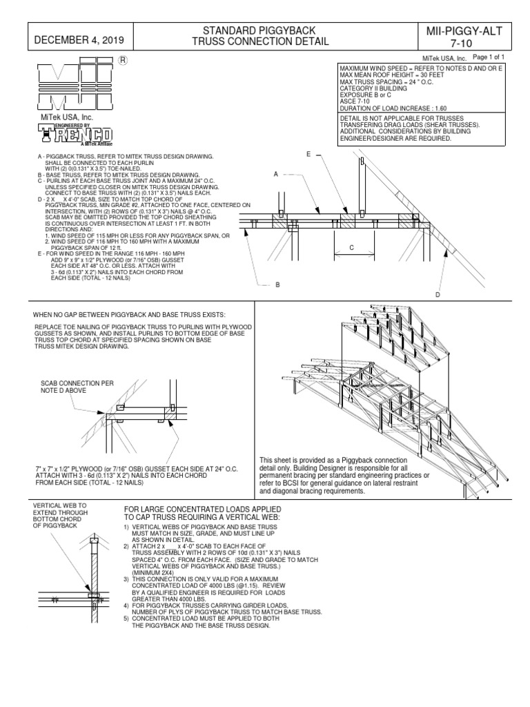 Mii Piggy Alt 7 10 | Download Free PDF | Truss | Structural Engineering