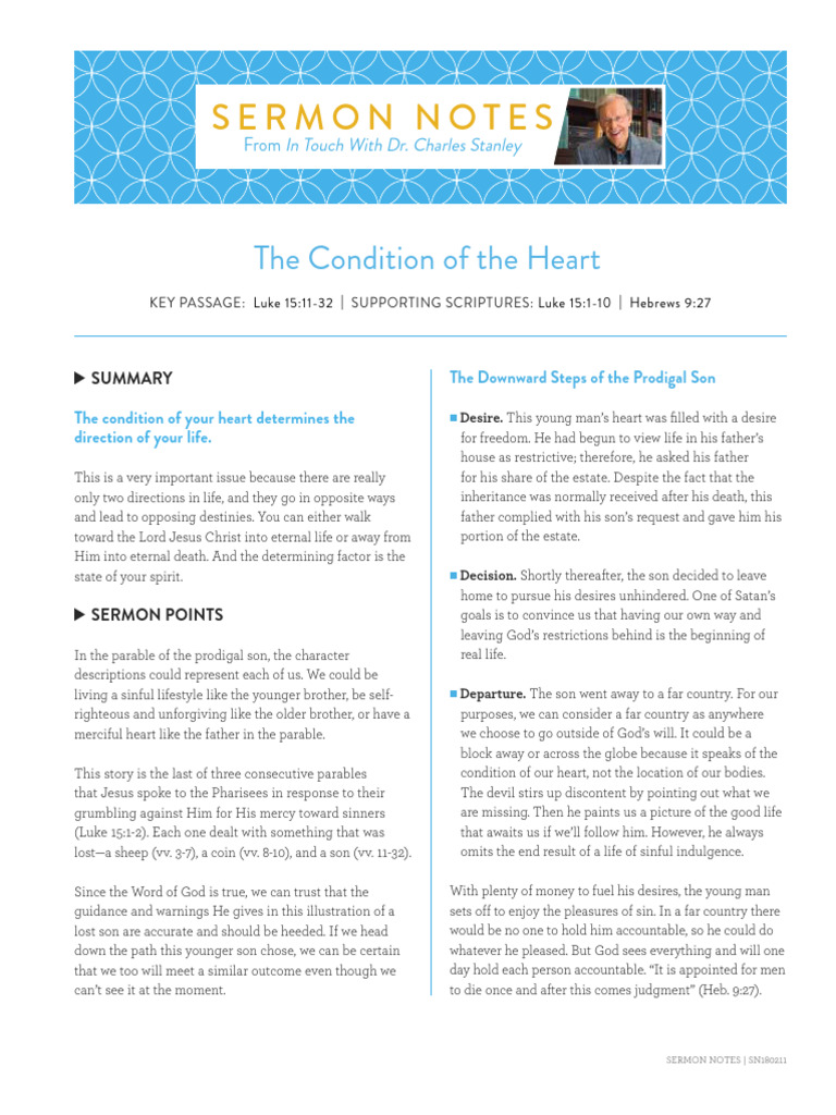 Heart Condition and Life Direction | PDF | Jesus | Theology