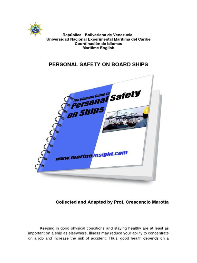 Personal Safety Guidelines on Ships | PDF | Personal Protective Equipment