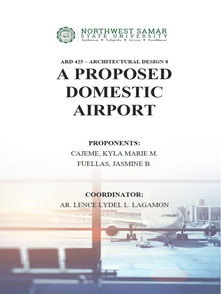 Programming A Proposed Domestic Airport Pdf Airport Earthquakes