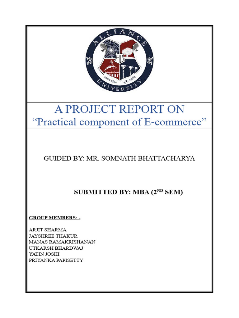 E Commerce Final Report | PDF | Loyalty Program | Employee Retention