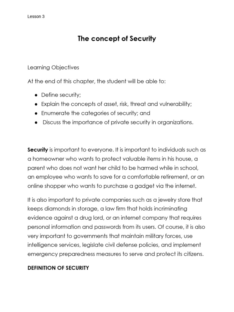 Lea3 Lesson 2 9 | PDF | Computer Security | Security