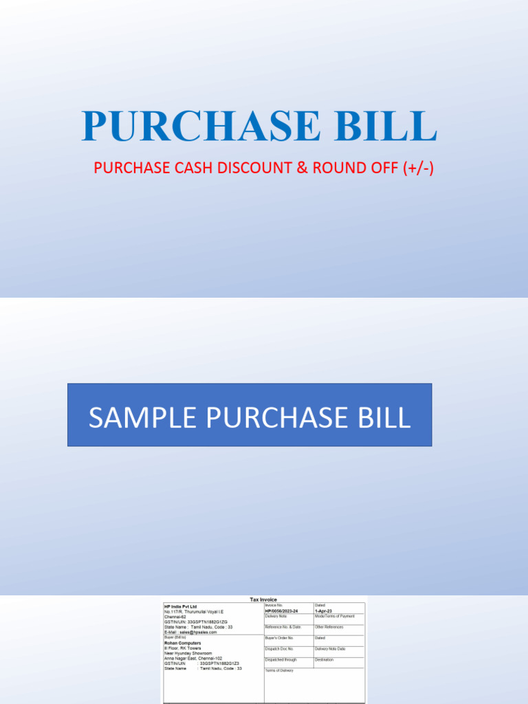 Business Purchase Invoice Guide | PDF | Finance & Money Management