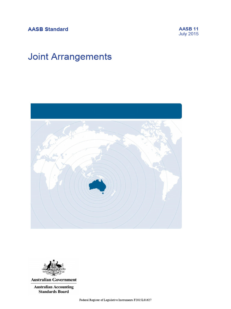 AASB11_07-15 | PDF | Joint Venture | International Financial Reporting Standards