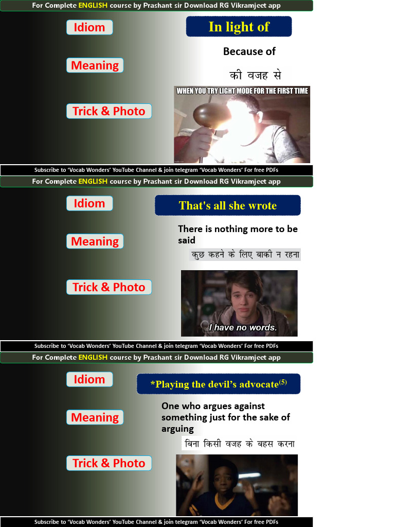 Vocab Sanjeevani Express 05 by Prashant Sir | PDF