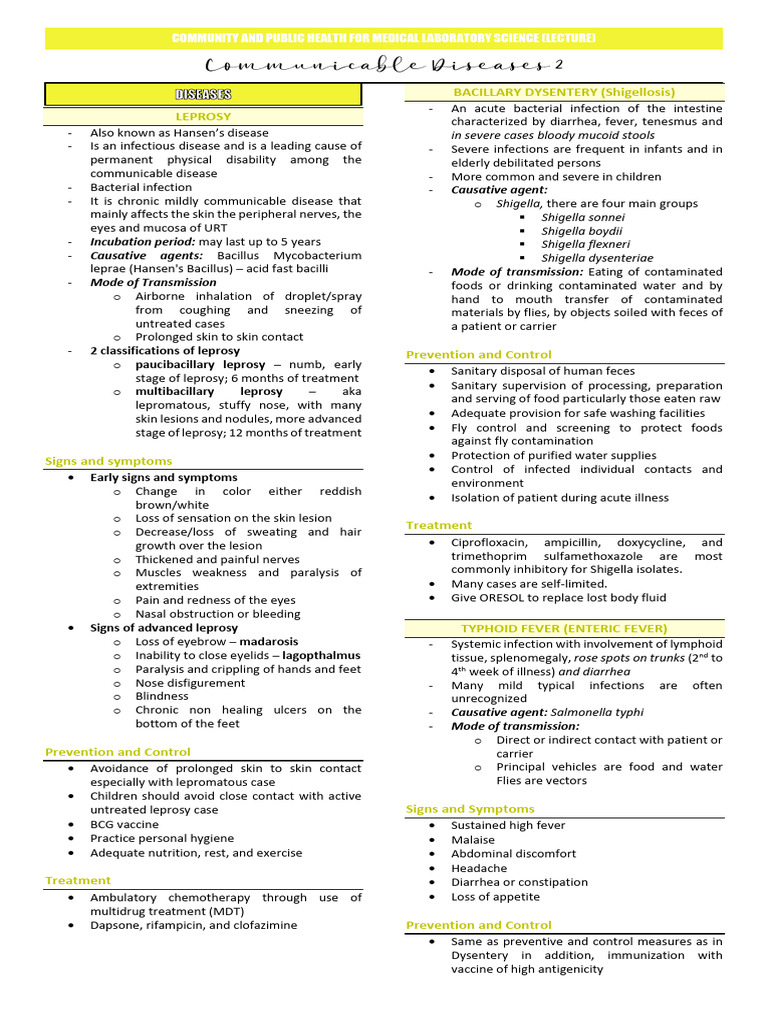 10.-Communicable-Diseases-2 | PDF | Sexually Transmitted Infection ...