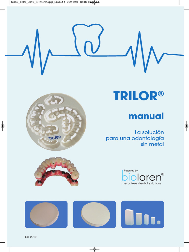 Manual Trilor Es | Descargar gratis PDF | Ortodoncia | Materiales