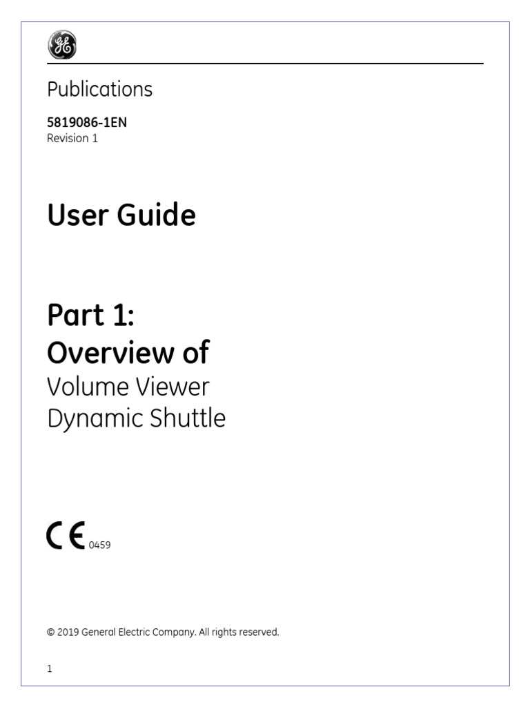 Volume Viewer 15.0 ext2 OM, Part 1 | PDF | Radiology | Ct Scan