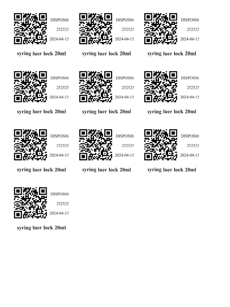 QR Code | PDF