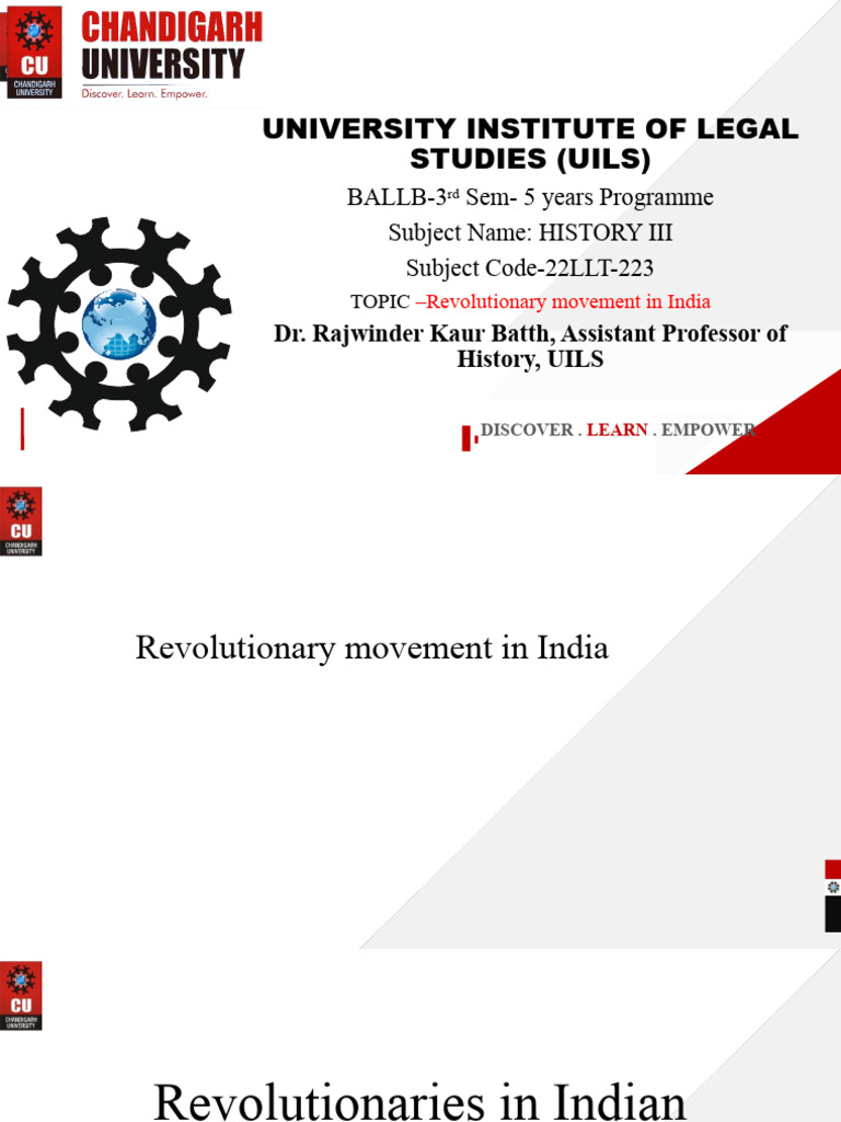 Indian Revolutionary Movement Overview | PDF | Indian Independence Movement | Indian Nationalism