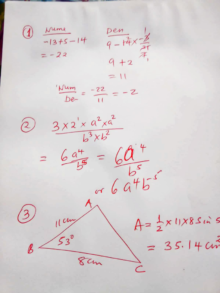 Kcse 2023 Maths Paper 1 Ms | PDF Kcse 2023 Maths Paper 1 Ms | PDF
