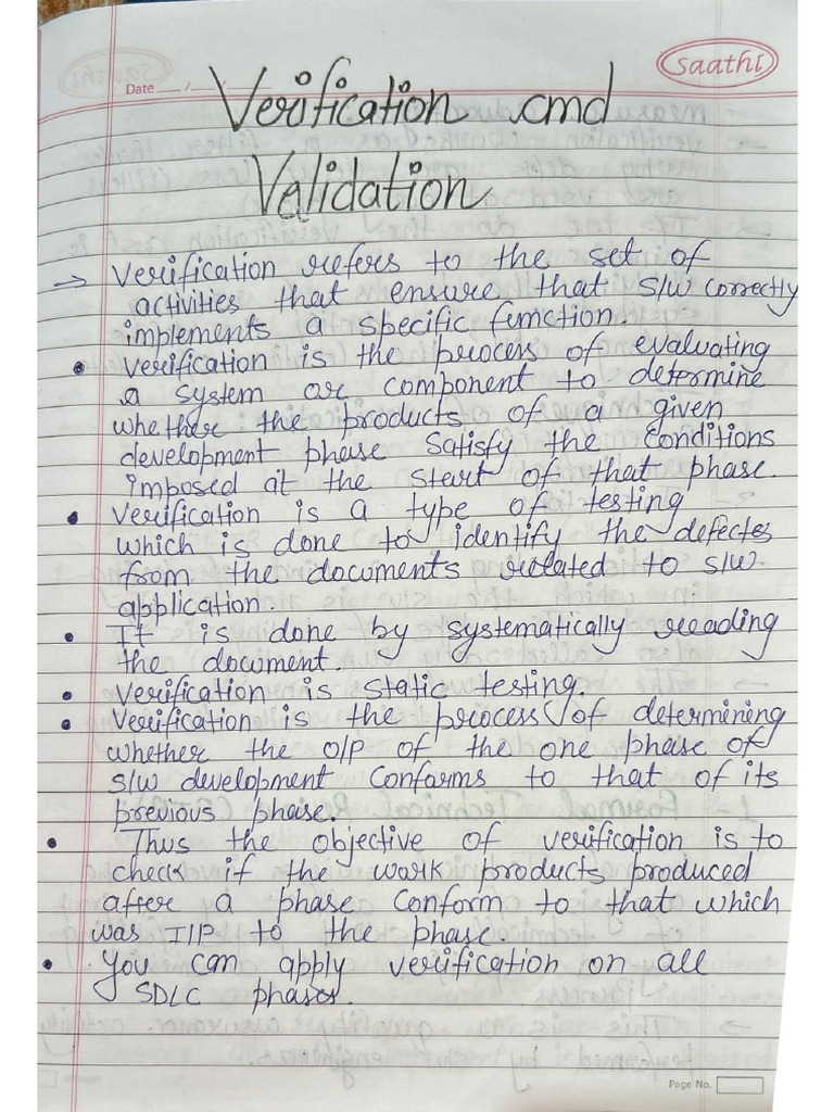 SE 5.6 Verification Part 1 | PDF