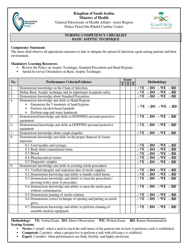 005 - Basic Aseptic Technique | PDF | Hand Washing | Infection