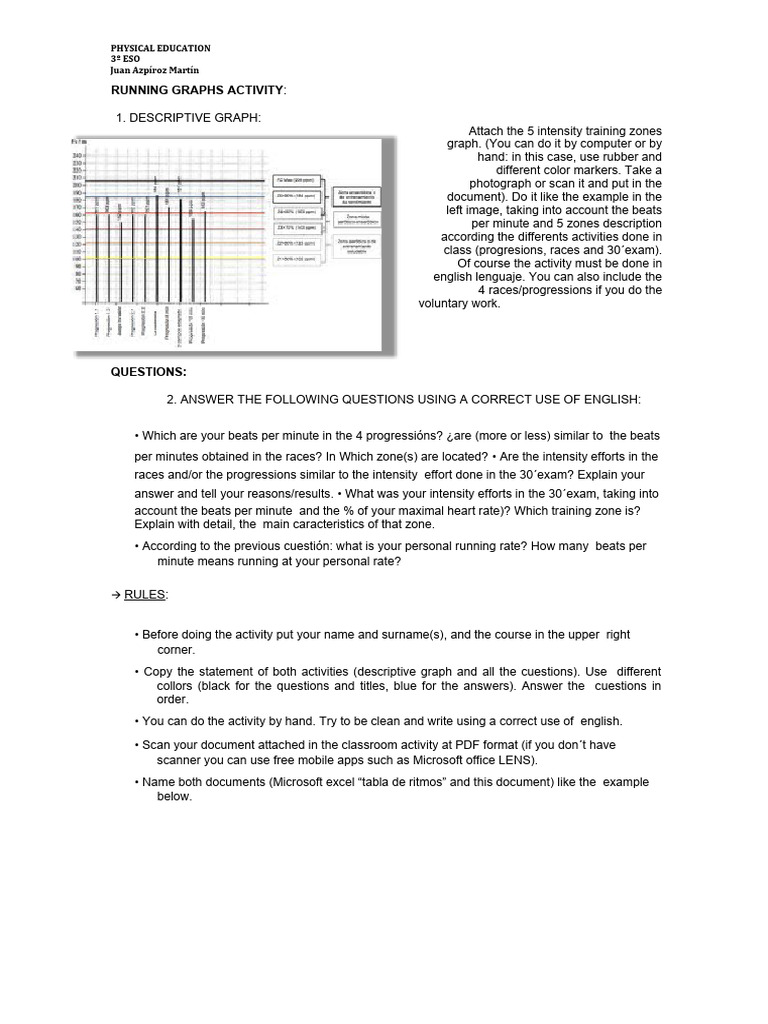 Running Graphs Activity | PDF | Image Scanner | Imaging