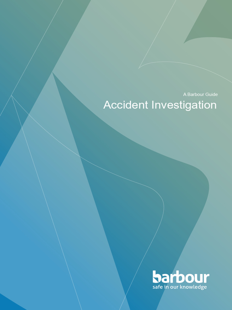 Accidents Technical Guide PDF Occupational Safety And Health