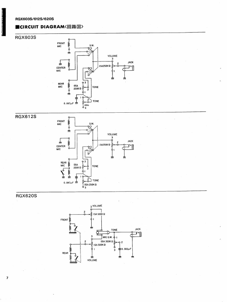 rgx-612s Yamaha Elektricna Sema | PDF