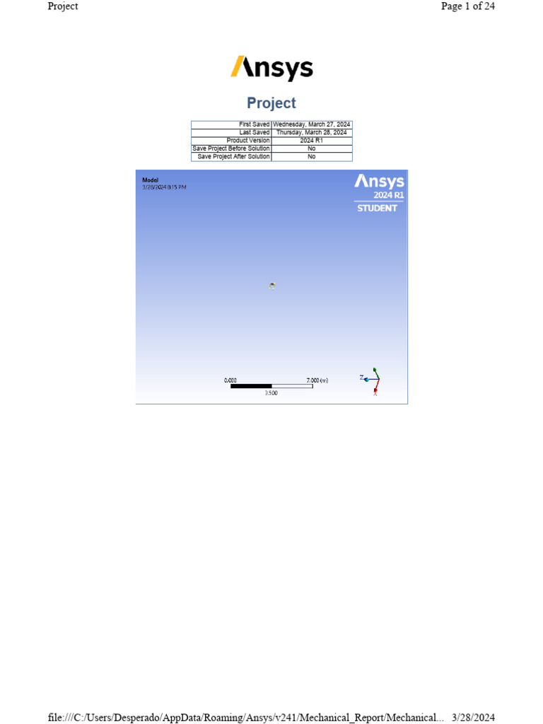 Ansys Dynamic Analysis | PDF | Geometry | Force