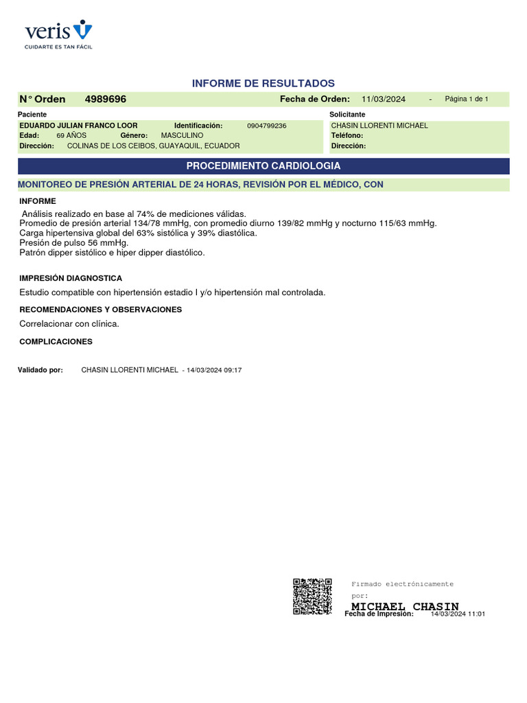 Informe Resultados | PDF | Hipertensión | Sistema cardiovascular