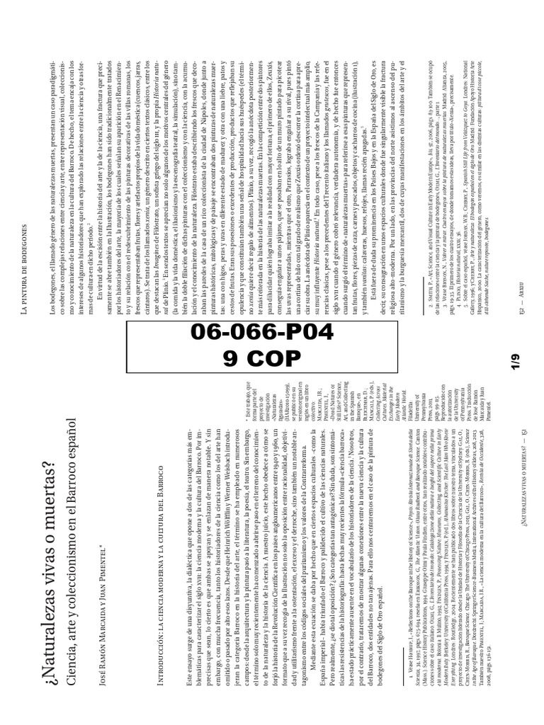 P04 Marcaida y Pimentel - Naturalezas Vivas o Muertas | Descargar gratis PDF | Naturaleza muerta ...