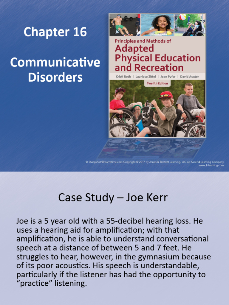 Case Study: Communicative Disorders in Kids | PDF | Hearing Loss ...