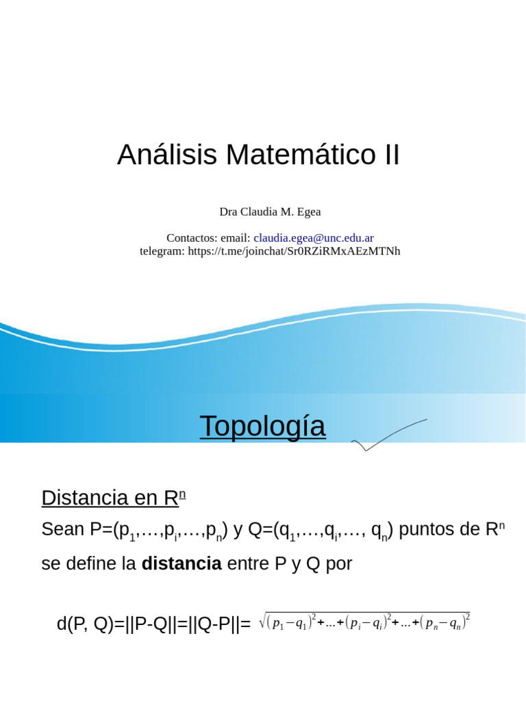 Clase1AMII 7 3 23 | PDF | Funciones y mapeos | Álgebra abstracta
