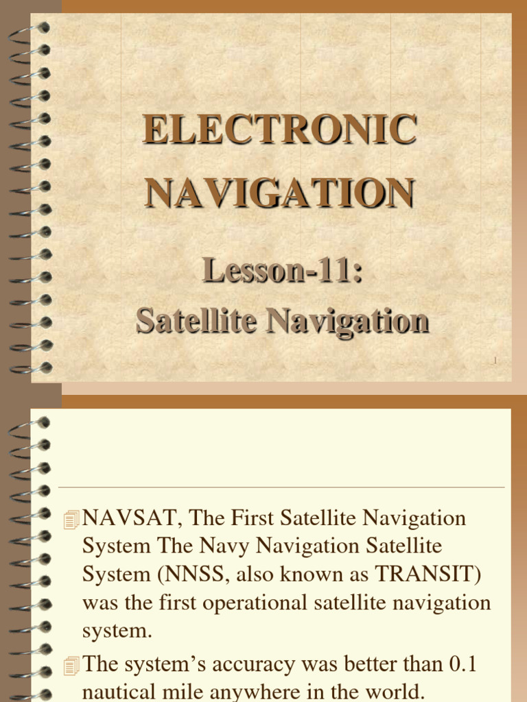 Satellite Navigation Systems Overview | PDF | Global Positioning System ...