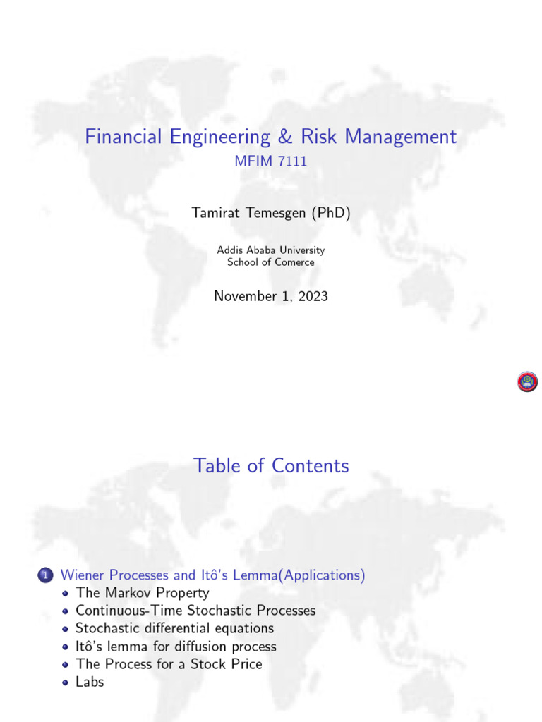 Lecture 4 | Download Free PDF | Stochastic Process | Markov Chain
