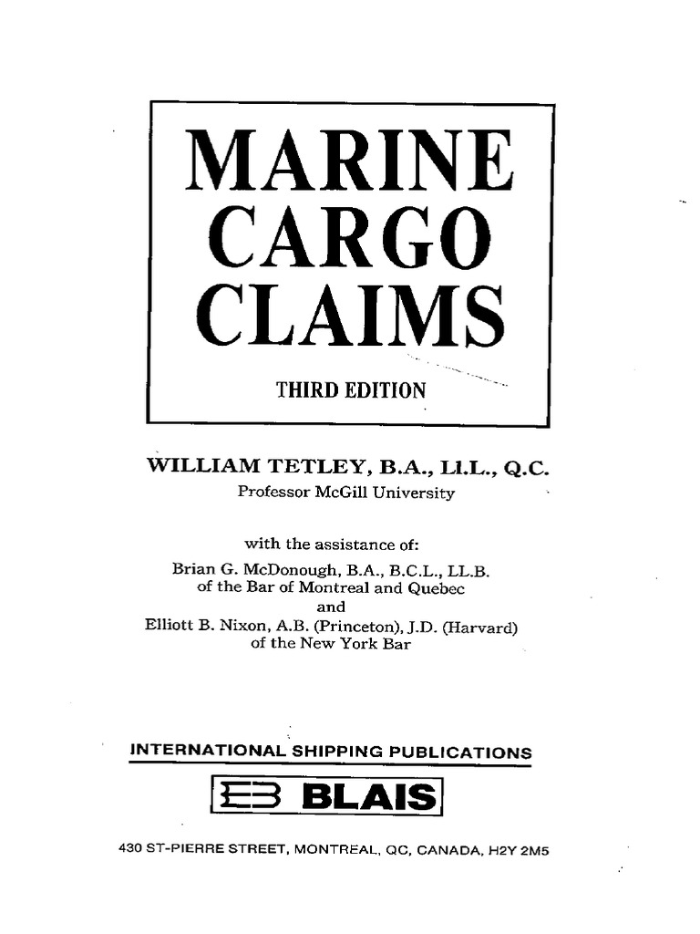 Marine Cargo Claims - Indonesia | PDF