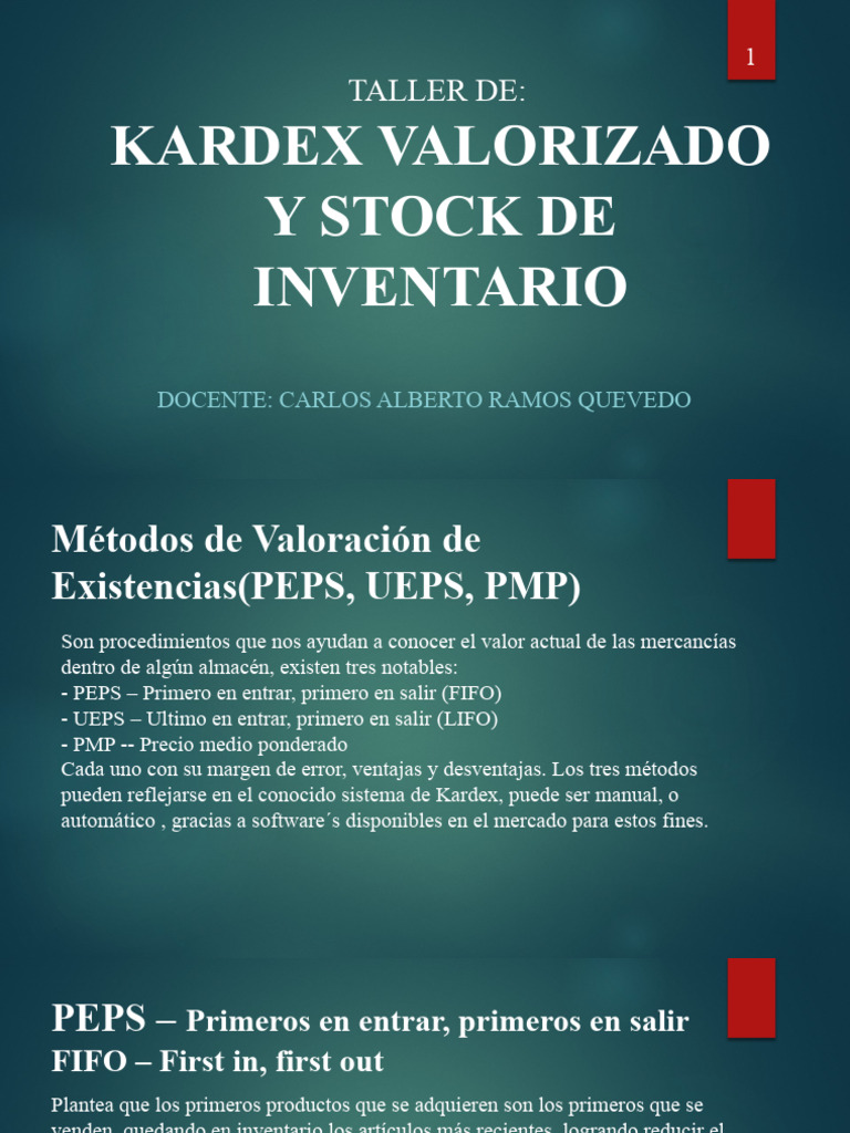 KARDEX E INVENTARIO | PDF | Economias