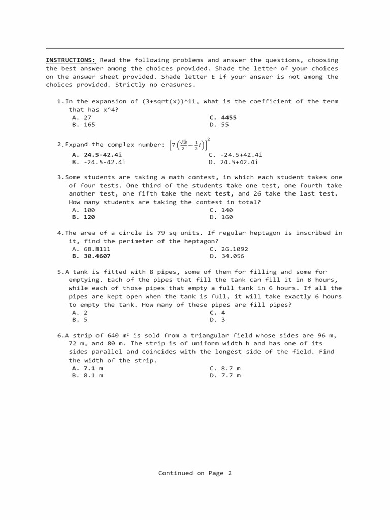 MSTE Problem Set 2 - Nopass | PDF | Circle | Latitude