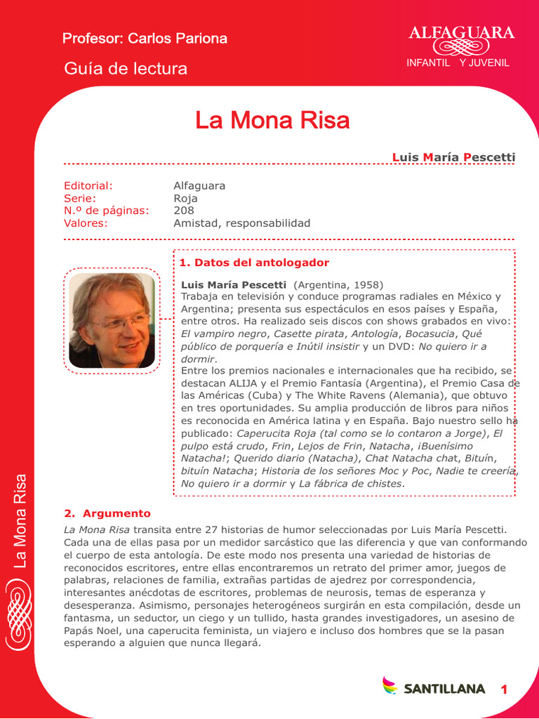 La Mona Risa | PDF | Humor