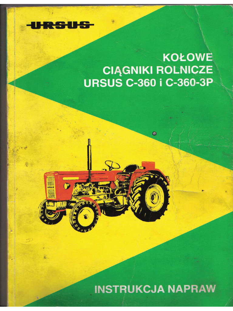 Instrukcja Napraw URSUS c-360 c-360-3p Sam Naprawiam | PDF