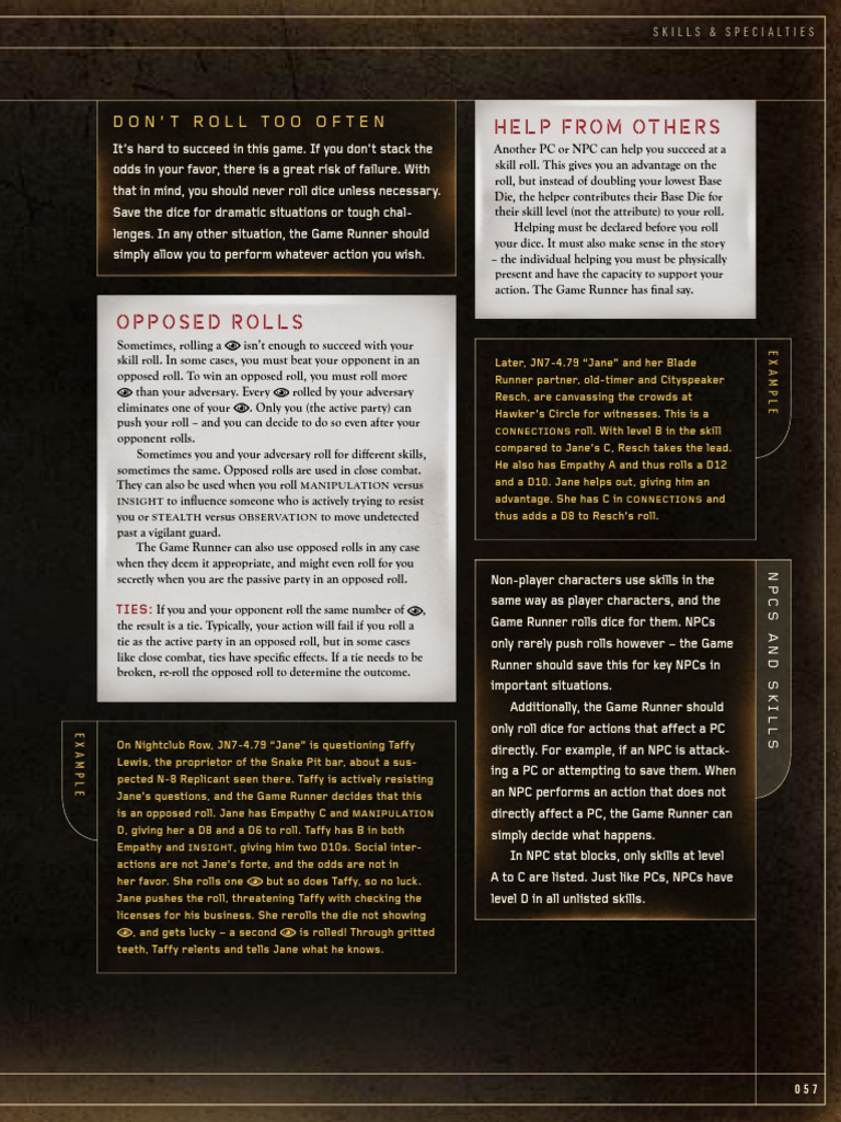 Core Rules Blade Runner RPG (061-120) | PDF | Firearms