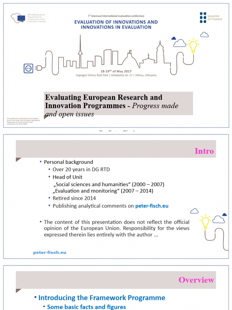 Evaluating Framework Programme 7 Impact | PDF | Evaluation | Methodology