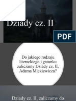 Karta Pracy-"Dziady-Część 2", Przed Sprawdzianem | PDF
