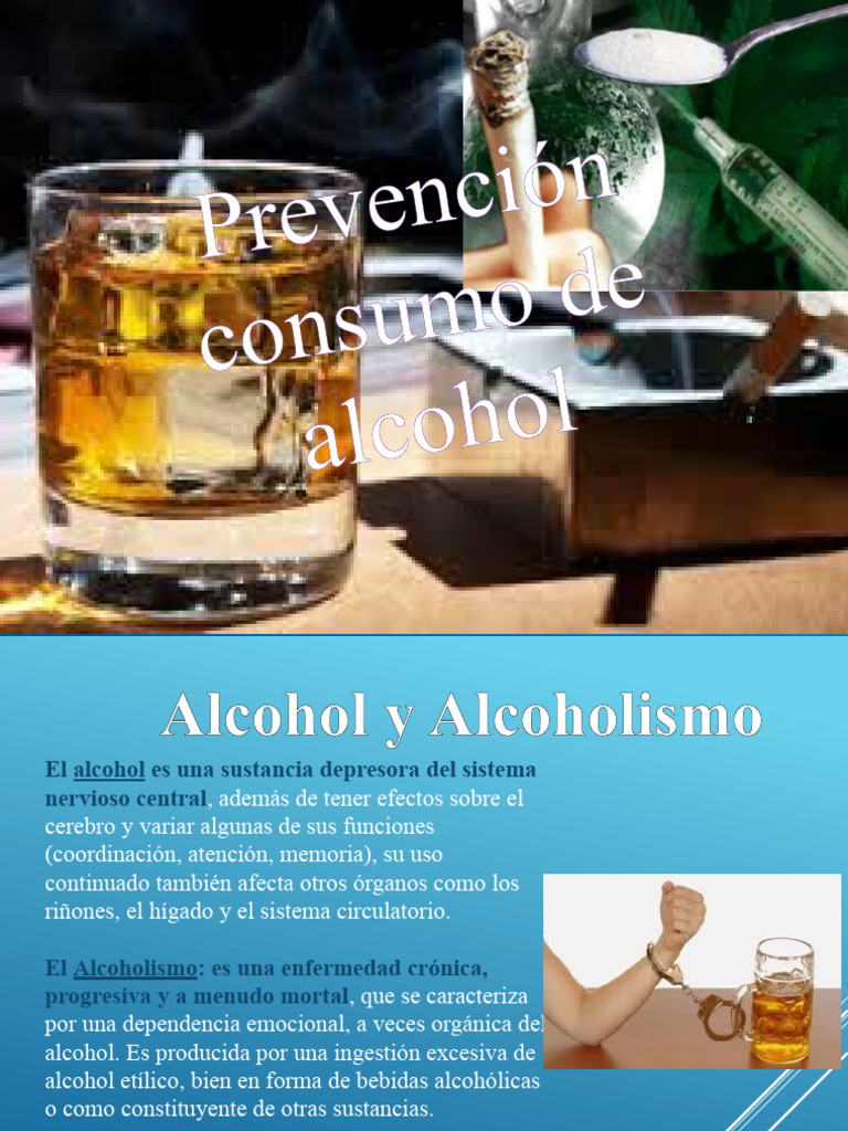 Prevencion Consumo de Alcohol | PDF | Alcoholismo | Depresión (estado ...