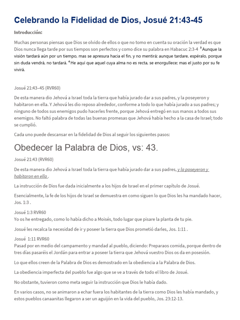 Celebrando La Fidelidad de Dios | PDF | Dios | Creencia religiosa y doctrina