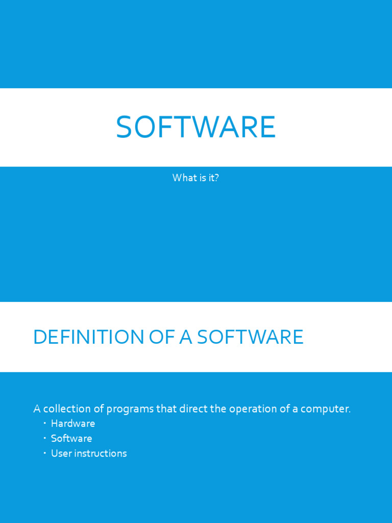 Unit 3 - Software | Download Free PDF | Operating System | Microsoft Windows