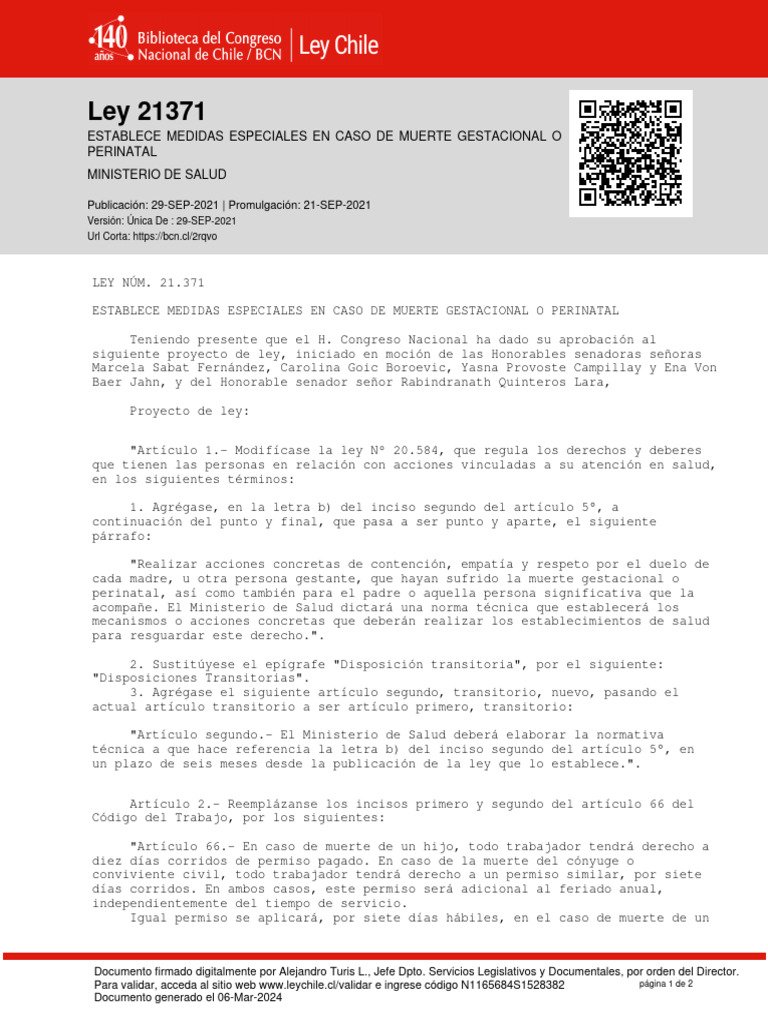 Ley-21371_29-SEP-2021 | PDF | Justicia | Crimen y violencia