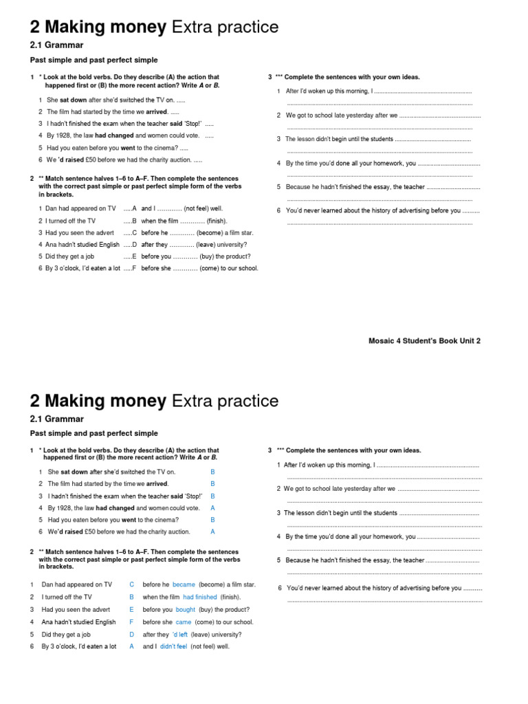 Mosaic sb4 c2 pg23 GP 01 01 | PDF | Linguistic Typology | Languages
