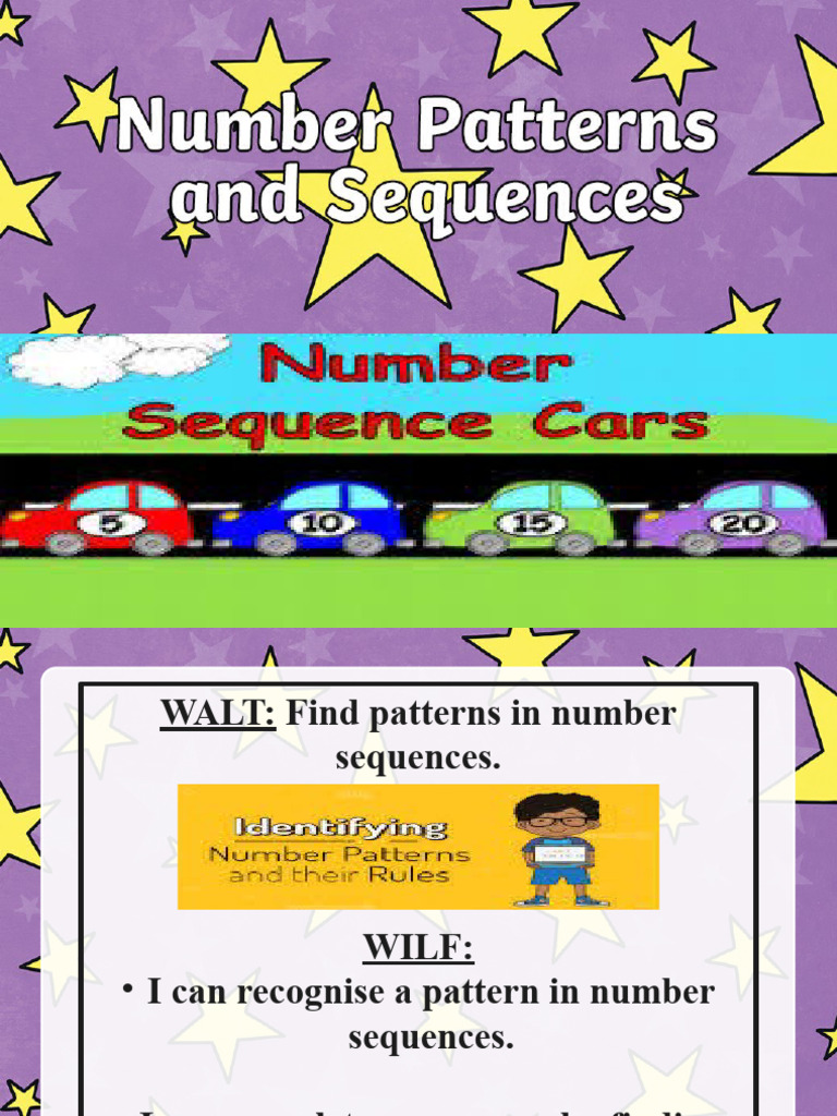Day 3 Wednesday Finding Number Sequences PPT 1 | PDF | Mathematics | Arithmetic