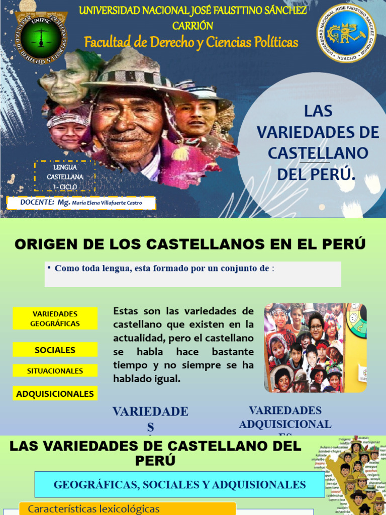 Los Castellanos Del Perú 2023 I | PDF | Lengua española | Perú