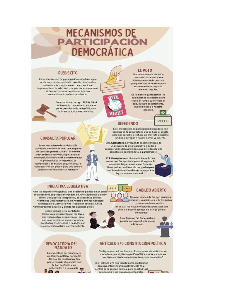 Mecanismos De Participacion Ciudadana Pdf