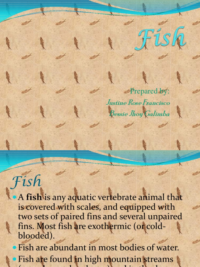 An Overview of Diverse Freshwater and Saltwater Fish Species | PDF ...