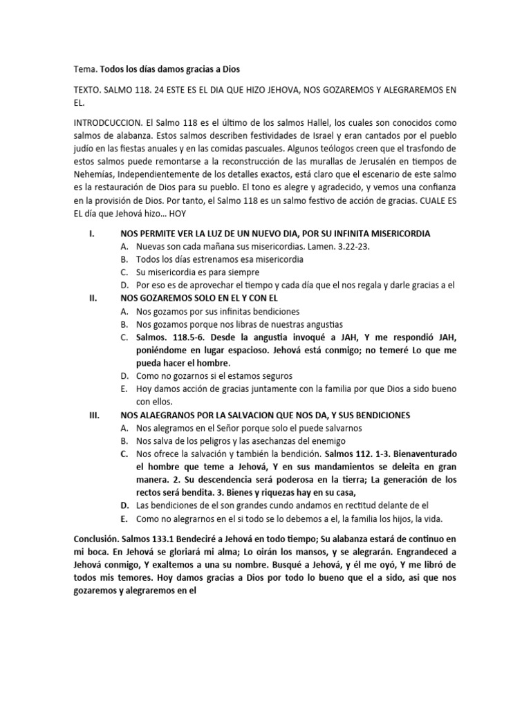 Salmo 118 Pdf Salmos Creencia Religiosa Y Doctrina