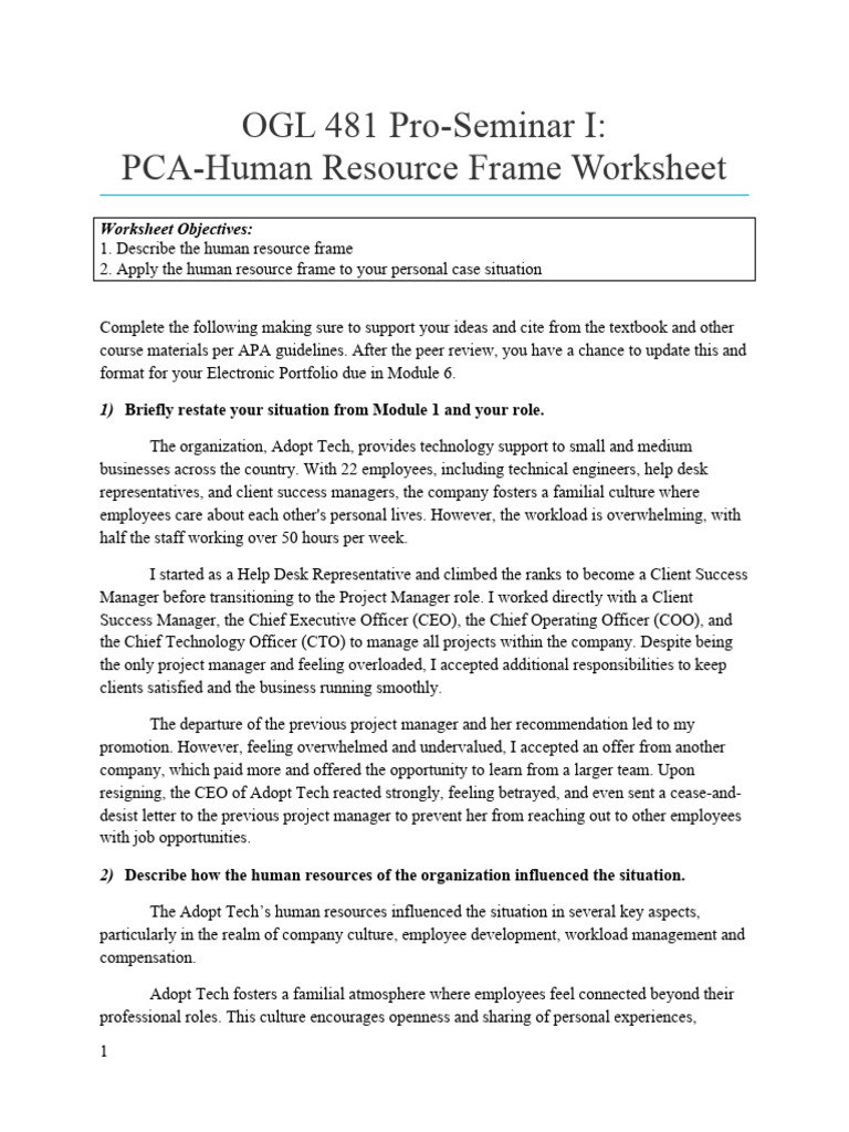 3 HR Frame Worksheet | PDF | Employee Retention | Employment