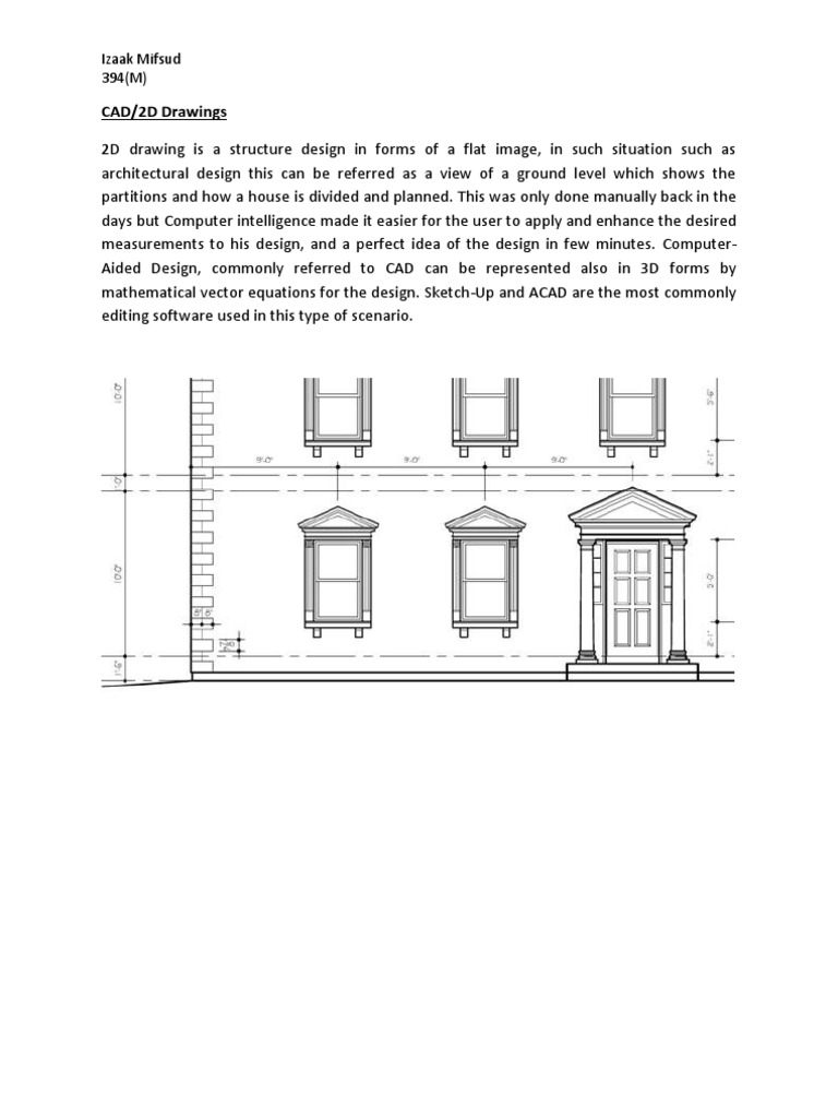 Understanding CAD 2D Drawings | PDF