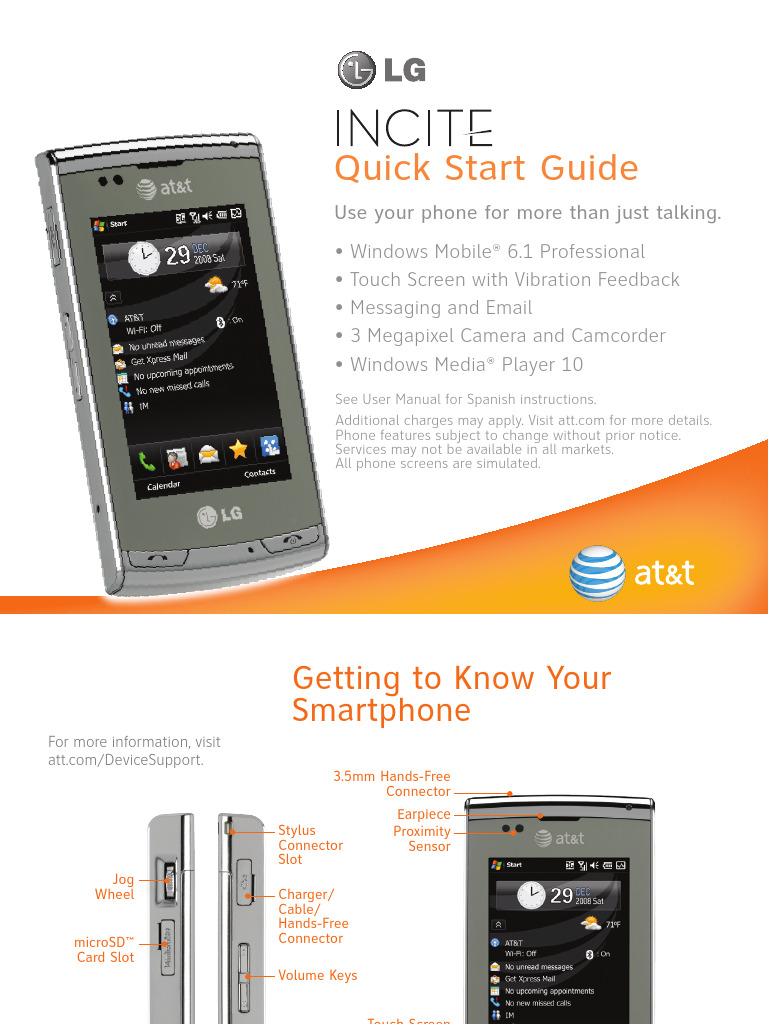 User Manual LG - Incite - CT810 | PDF | Instant Messaging | Telephone
