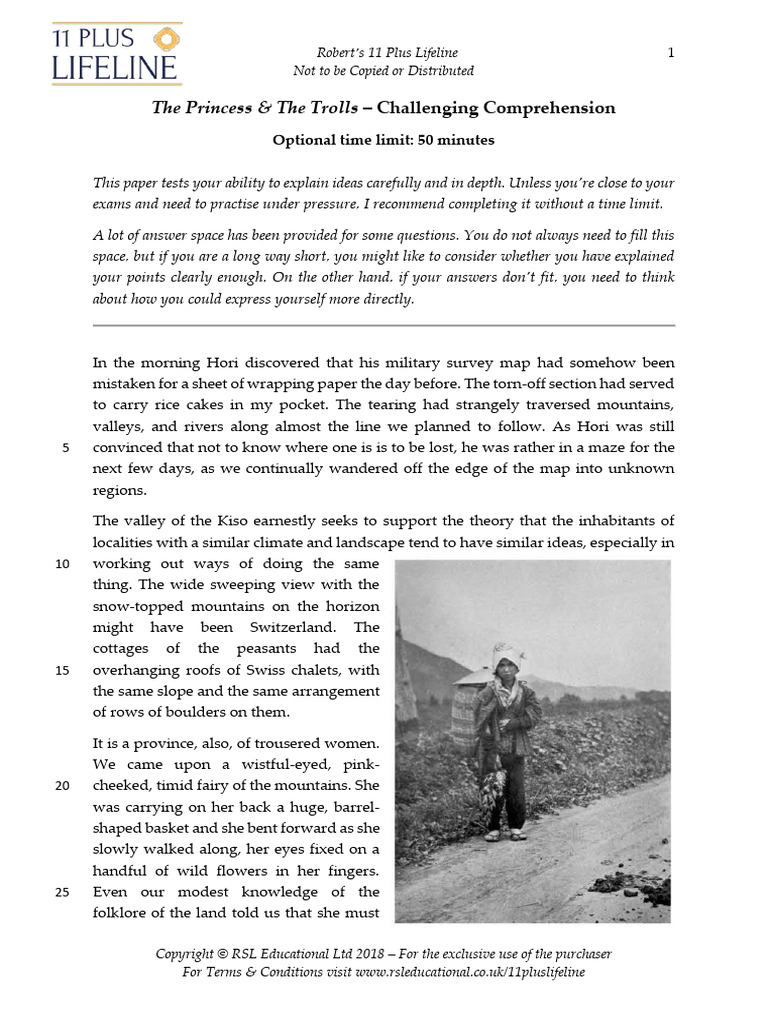The Princess The Trolls Comprehension | PDF | Knowledge | Evidence
